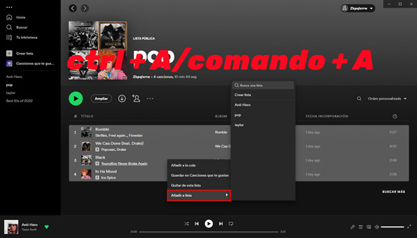 Cómo Unir 2 Playlists en Spotify - Tunelf