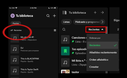 Cómo Cambiar Orden de Playlist Spotify - Tunelf